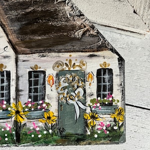 Cottage Farmhouse Painted Slate. Personalized Gift. Hand Painted Slate ...