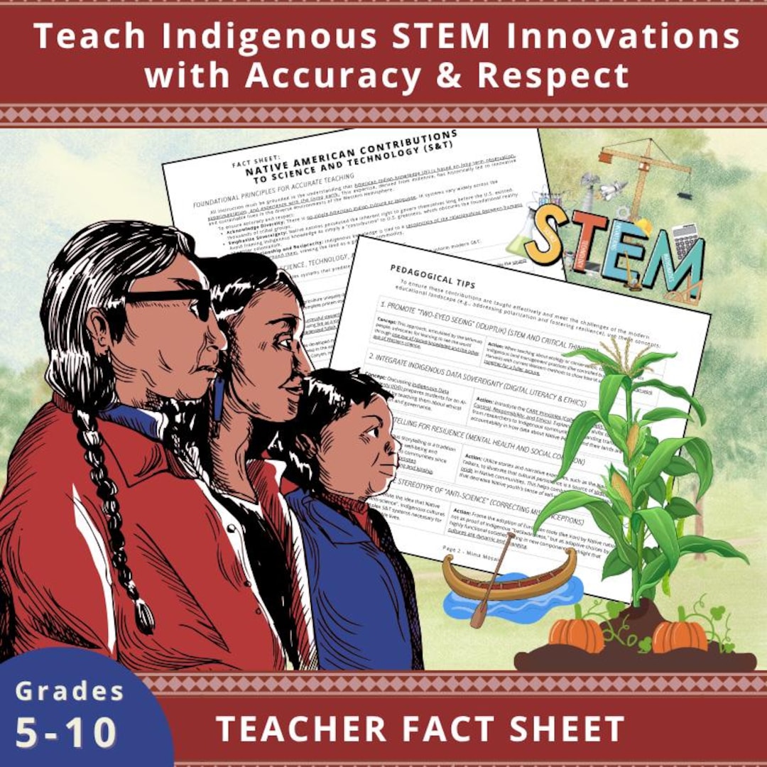 Native American Contributions to STEM Fact Sheet | Grades 5-10 ...