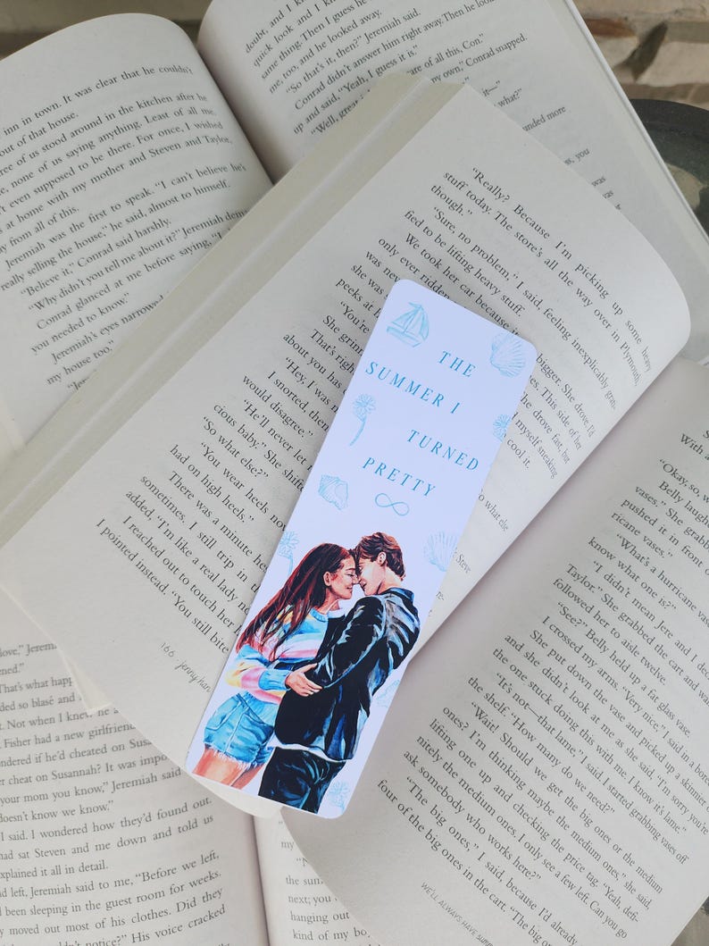 The Summer I Turned Pretty Inspired Bookmark, Belly X Conrad Fisher - Etsy
