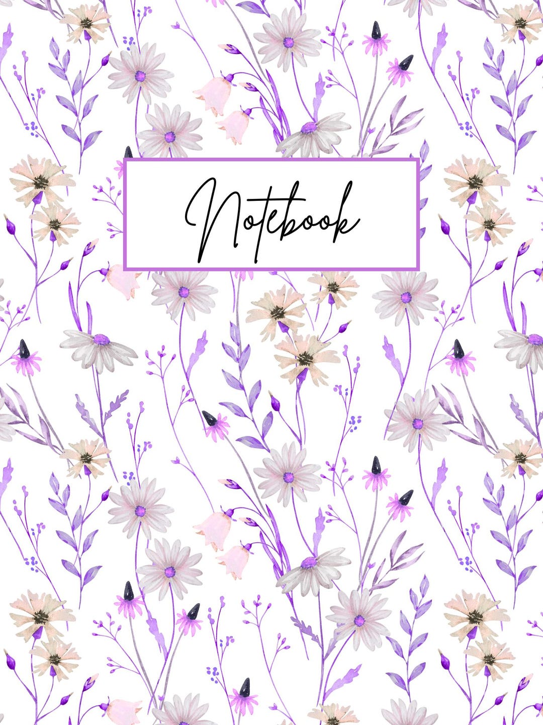 Digital Notebook (purple) - Simple and Easy to Use! - Etsy