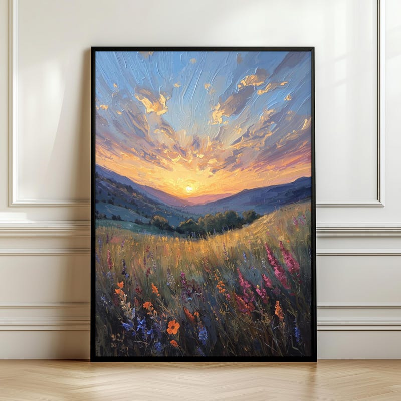 Sunset Wall Mural - Etsy
