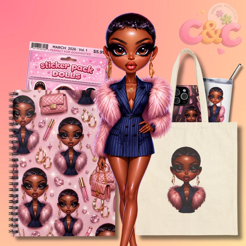 Chibi Paper Dolls - Etsy