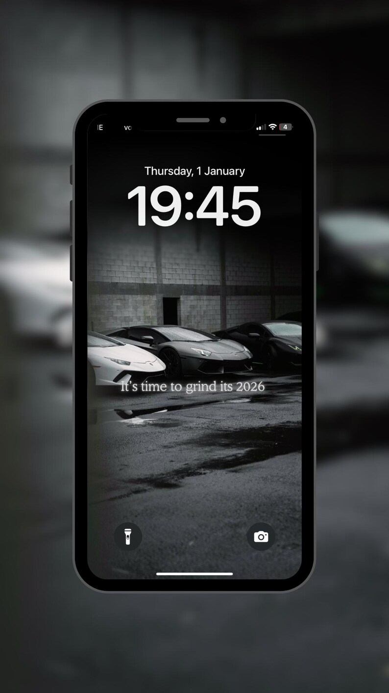 It's Time to Grind It's 2026 Motivational iPhone Wallpaper | Capri ...
