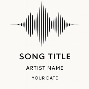 Personalized Soundwave Poster Digital Print - Etsy