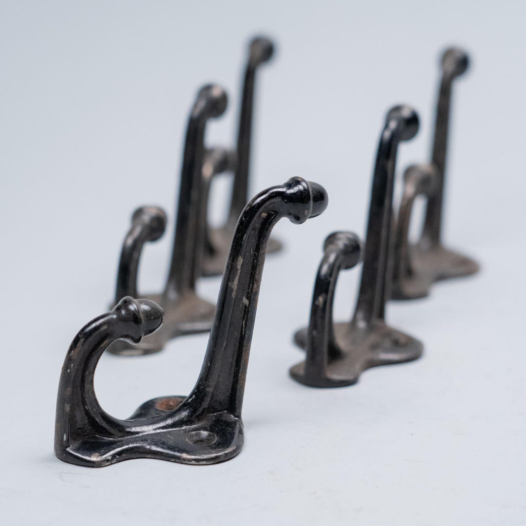1910 Cast Iron Acorn Coat Hooks - Etsy