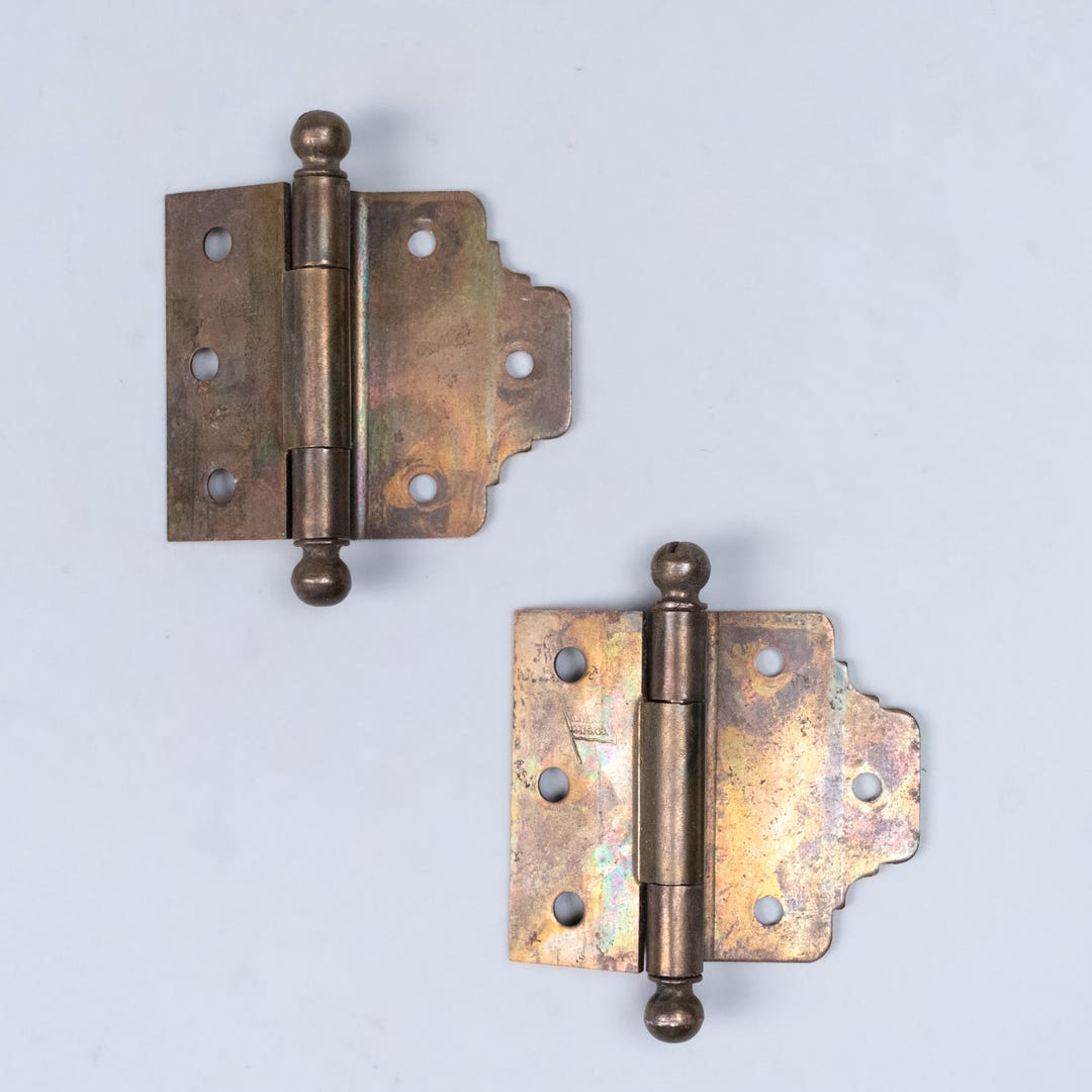 1920 Pair Small Brass Hinges - Etsy