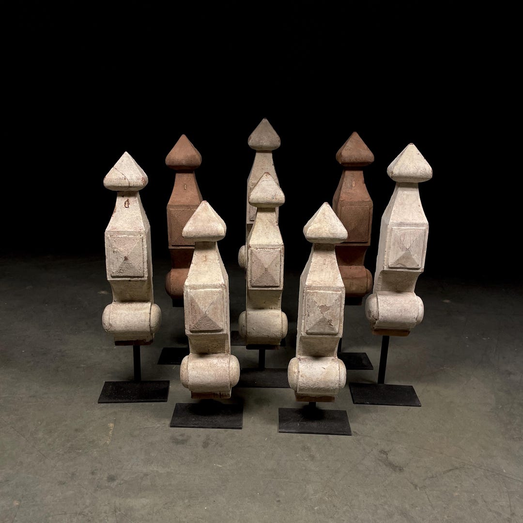 1870 Wooden Decorative Architectural Finials - Price Per - Etsy