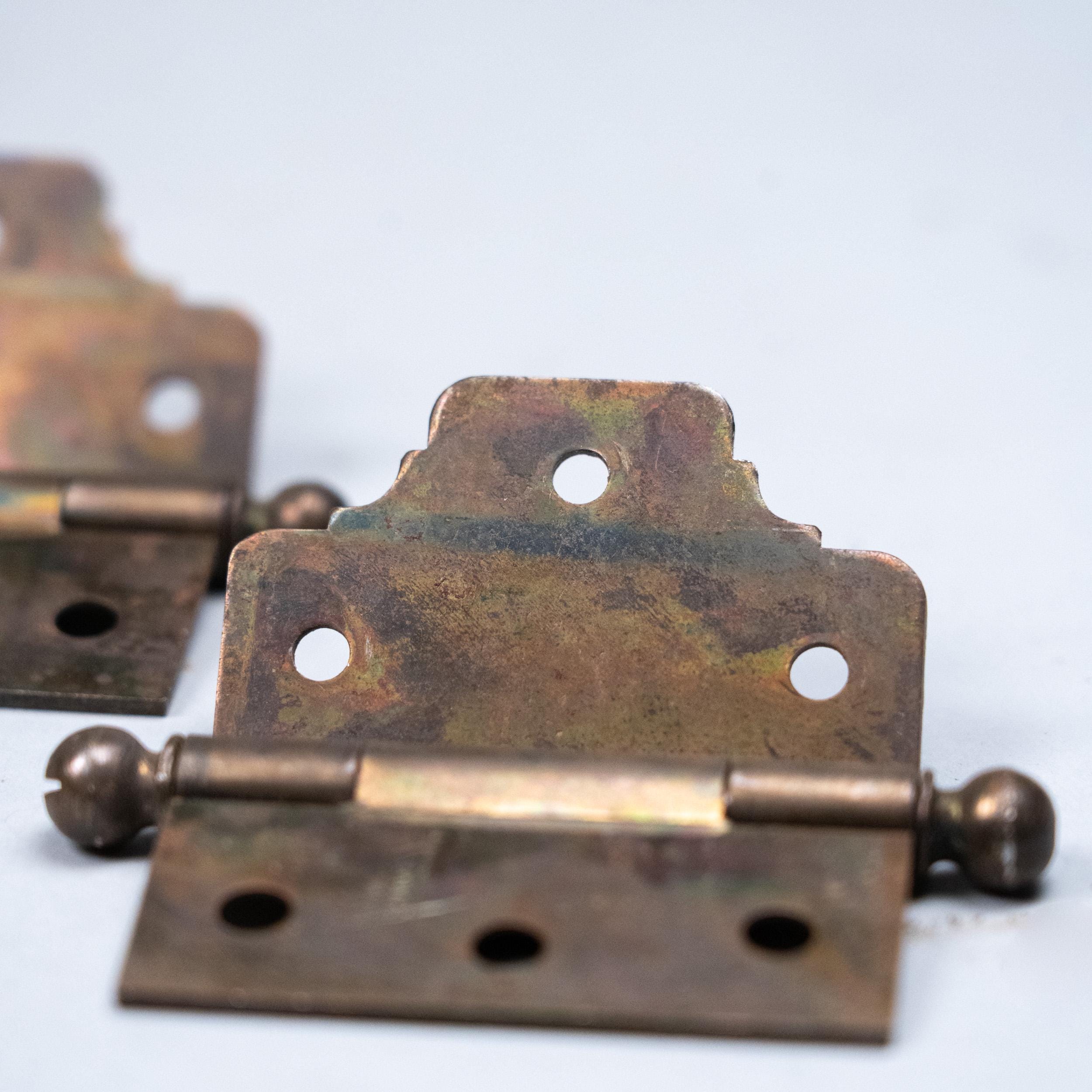 1920 Pair Small Brass Hinges - Etsy