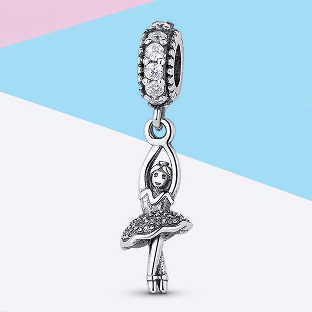 Pandora Ballerina Dance, Girl, Pendant Bracelet Charm, S925 - Etsy