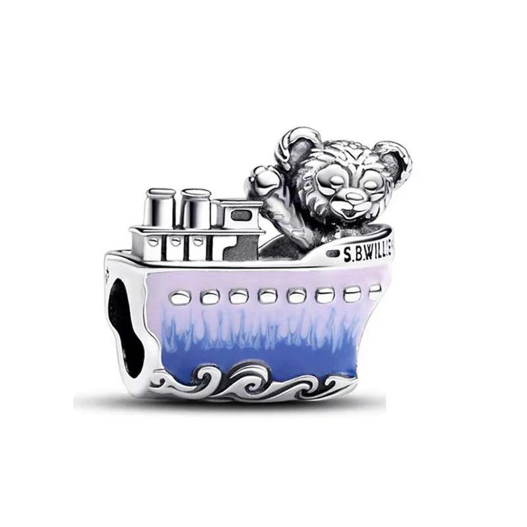 Pandora Park Teddy Bear on the Ferry Charm S925 ALE - Etsy