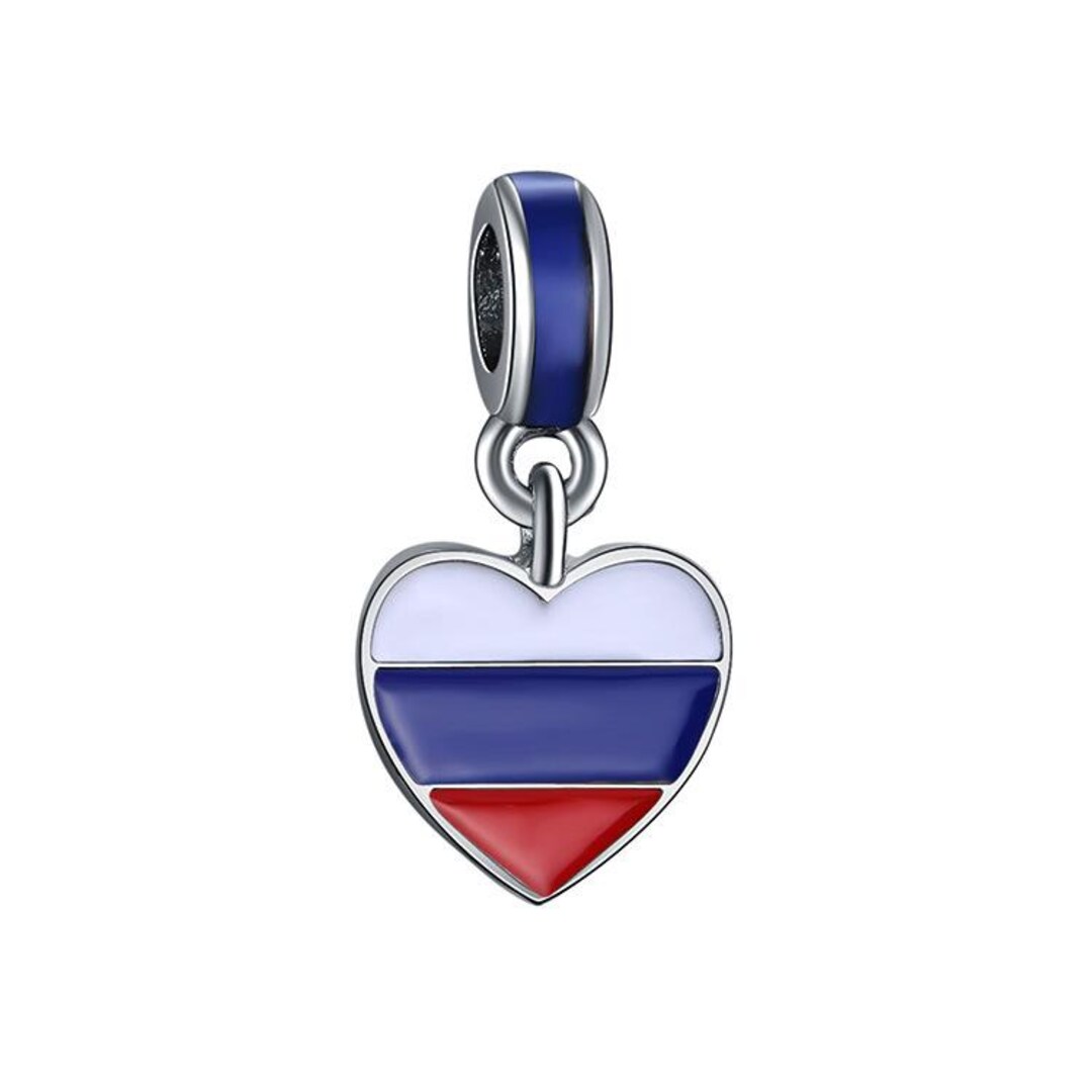 Pandora, France Heart Flag Pendant Charm, Paris, Travel, Trip - Etsy