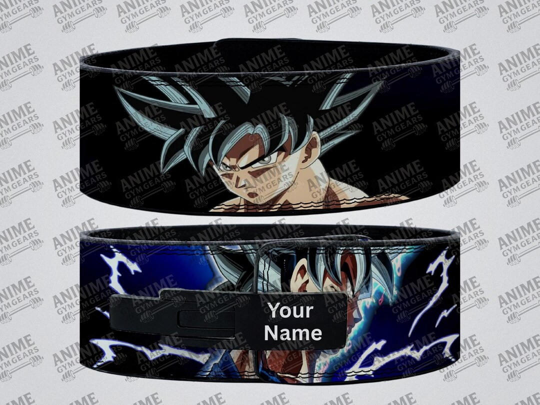 Ultra Instinct Goku Lifting Belt | Anime Weightlifting Belt ...