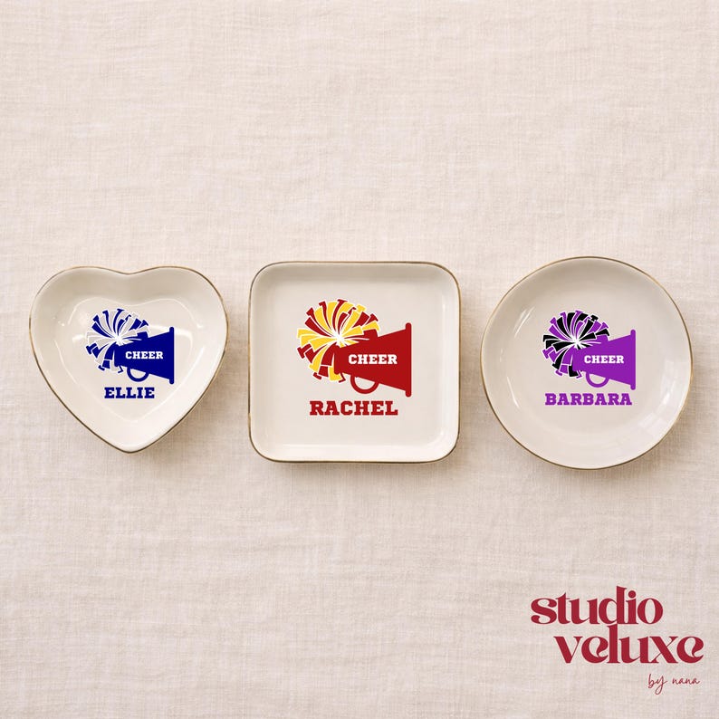 Personalized Cheer Trinket Dish, Cheer Senior Night Gifts, Cheer ...