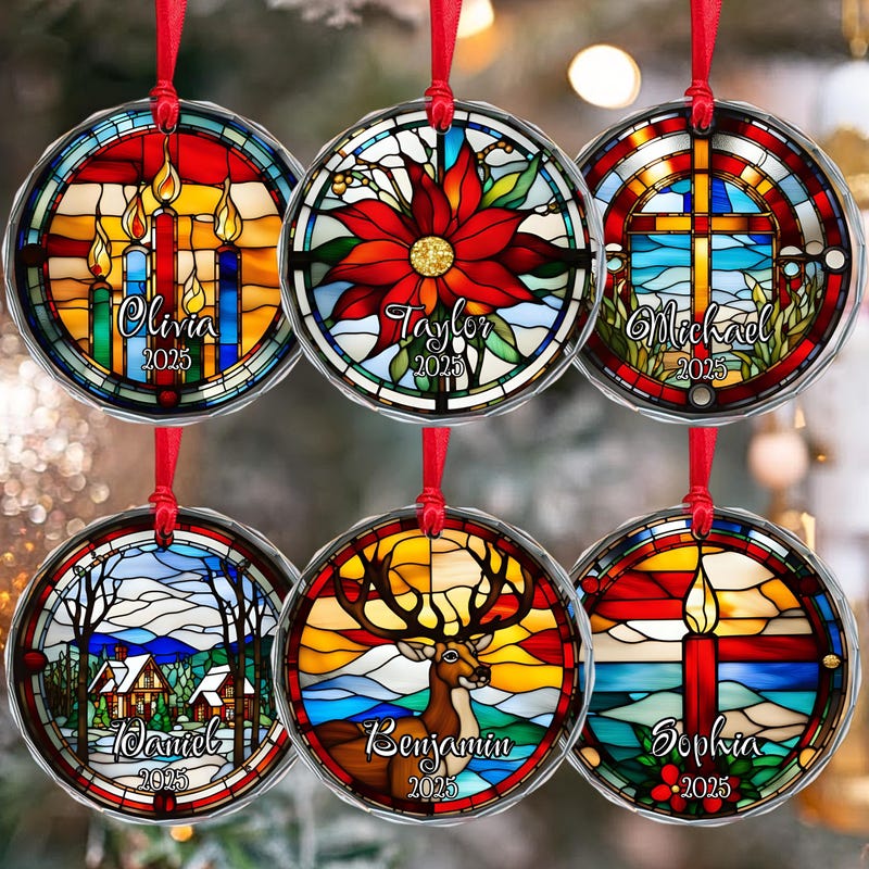 Stained Glass Baby Name - Etsy