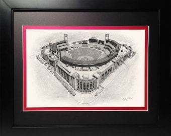 Busch Stadium Drawing - Etsy
