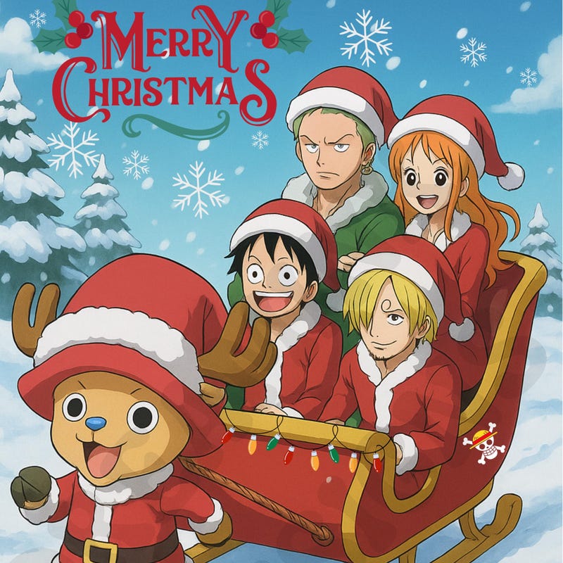 One Piece Christmas Image - Etsy