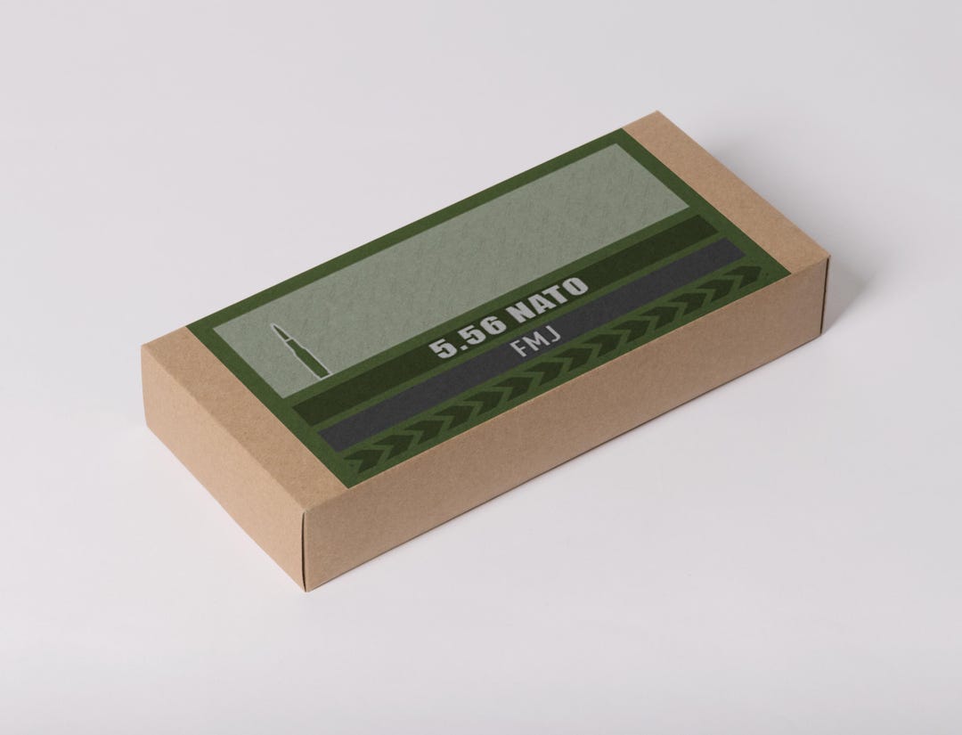 5.56 NATO Ammo Box Labels: Printable PNG & PDF (digital Download ...