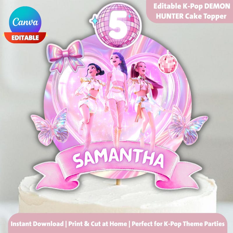 Cake toppers de las guerreras kpop - Etsy España