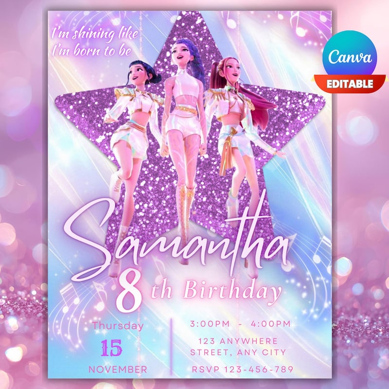 Kpop Demon Hunters Birthday Cards - Etsy