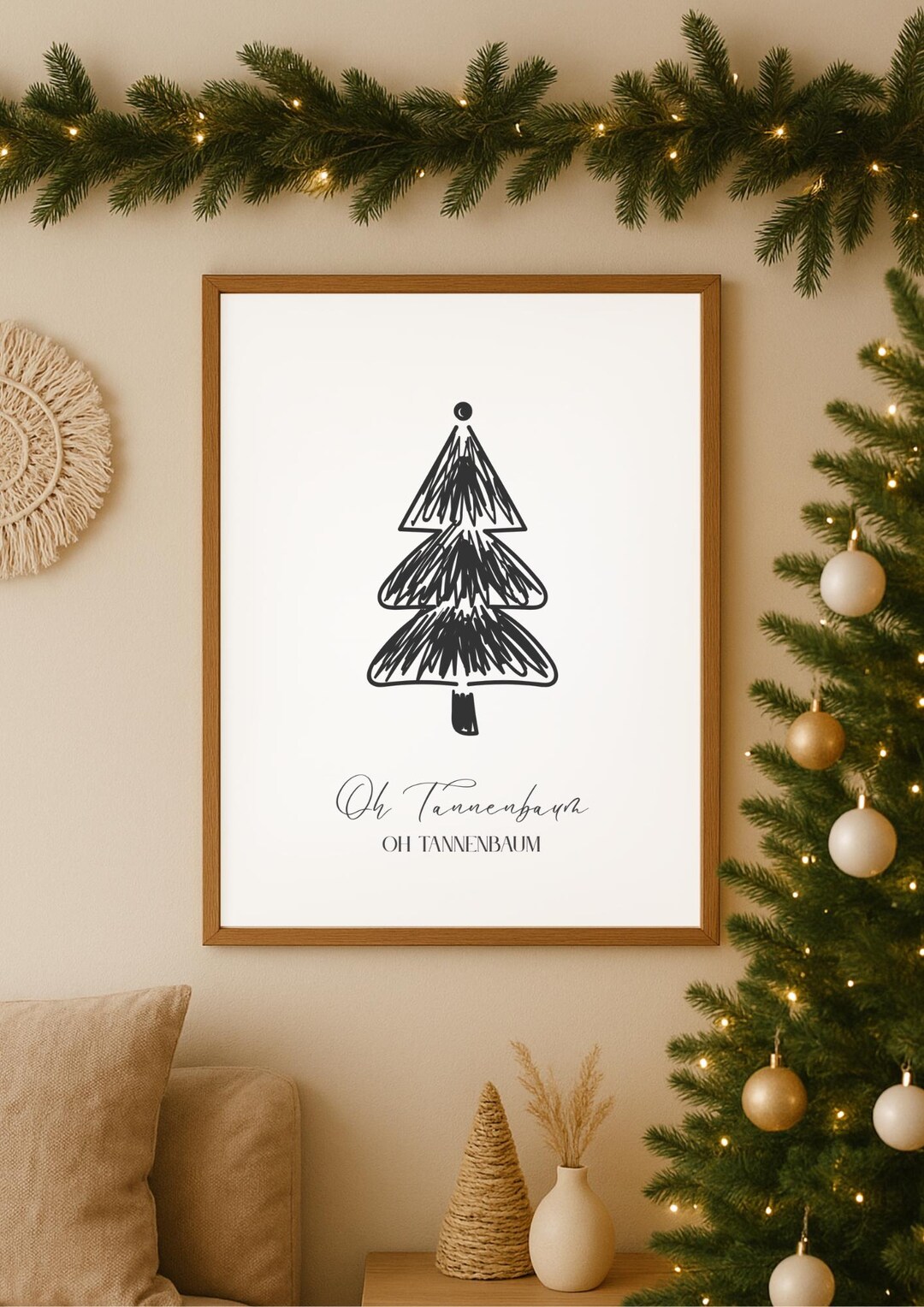 Christmas Poster Set – Christmas Wall Art – Christmas Poster – Winter ...