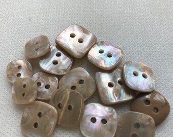 Square buttons | Etsy