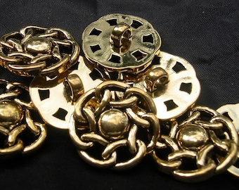 Gold buttons | Etsy