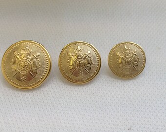 Gold buttons | Etsy