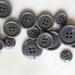 Gray Buttons Gray suit buttons Gray Coat Buttons Gray | Etsy