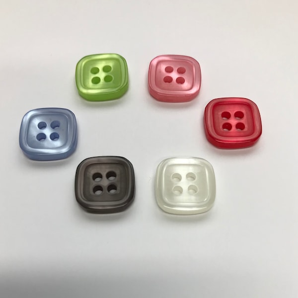 Square Buttons - Etsy