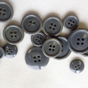 Gray Buttons - Gray Suit Buttons - Gray Coat Buttons - Gray Pant ...
