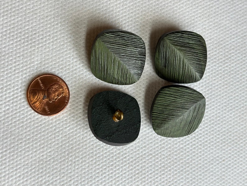 Extra Large Satin Brown Buttons, Shank Back 1 15/16 " (34.5 Mm) Lot ...