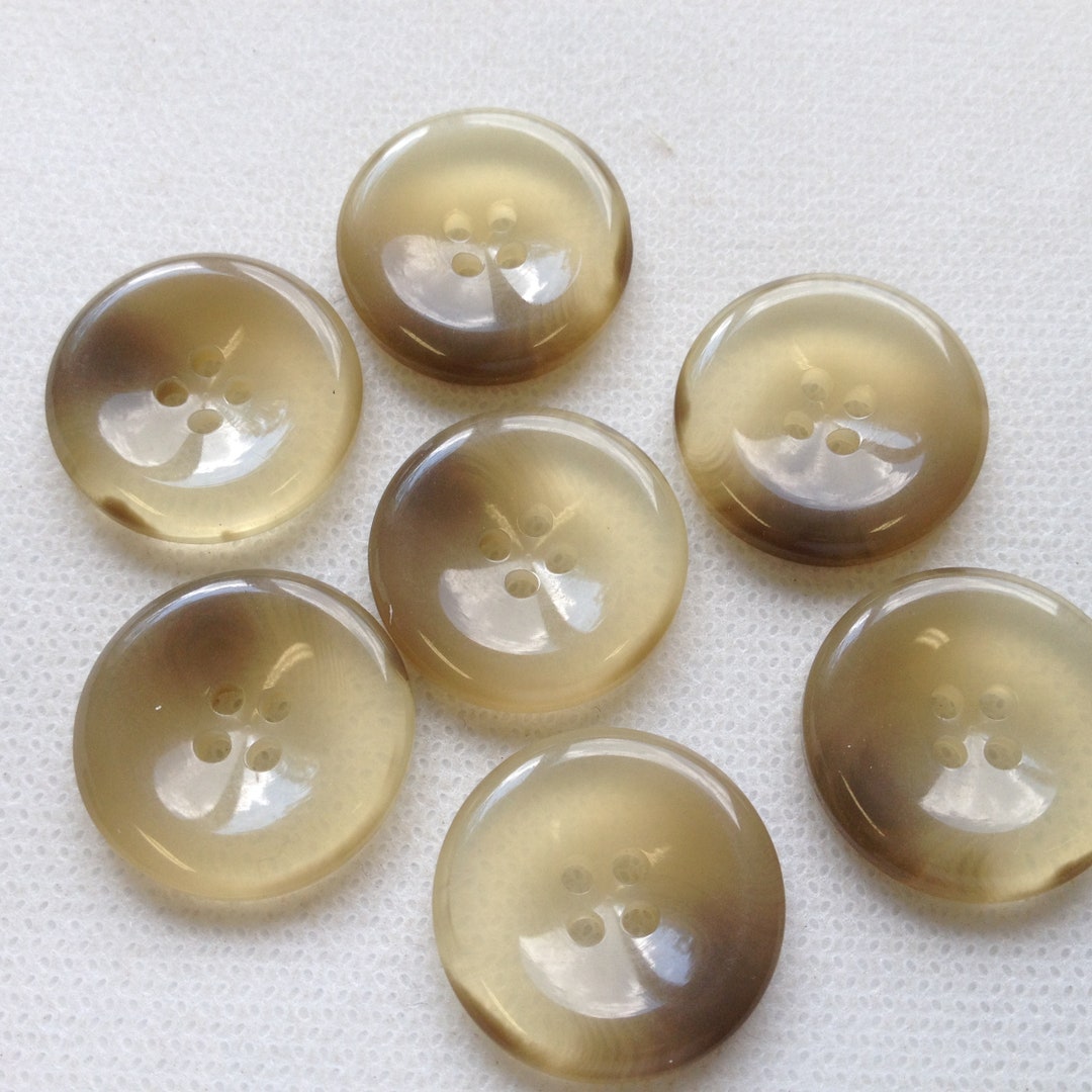 Gray / Beige Buttons, Three Sizes Available 7/8"3/4" 1/2" (pick Size ...
