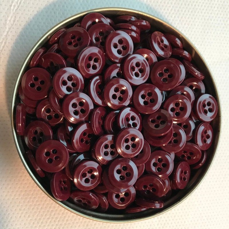 Red Button 1/2 Inch - Etsy UK