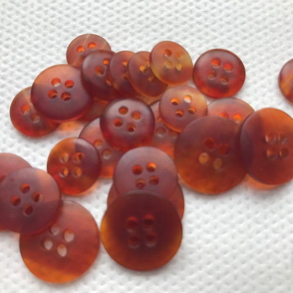 Amber Buttons - Etsy