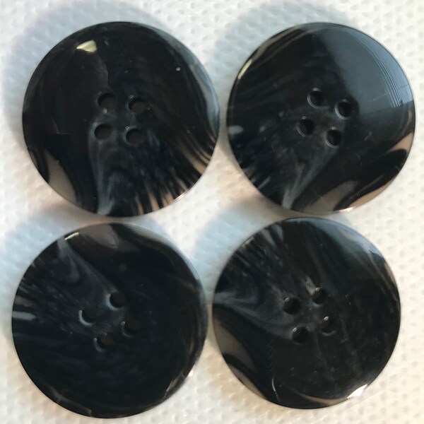 Black Coat Buttons - Etsy