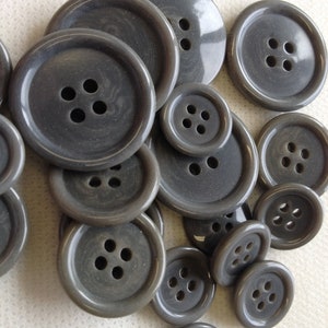 Gray Buttons - Gray Suit Buttons - Gray Coat Buttons - Gray Pant ...