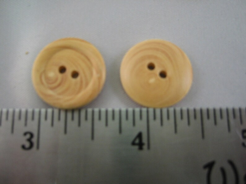 Wood Button. 2 Hole Wood Button. Lot of 6 Size is approx | Etsy