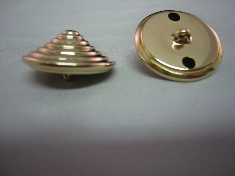Large Gold Button Metal Button Plated Lot of 6 (28mm) 1 1/8" - Etsy