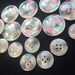Iridescent Buttons. Crystal and Iridescence 4 Hole Buttons. 4 Sizes ...