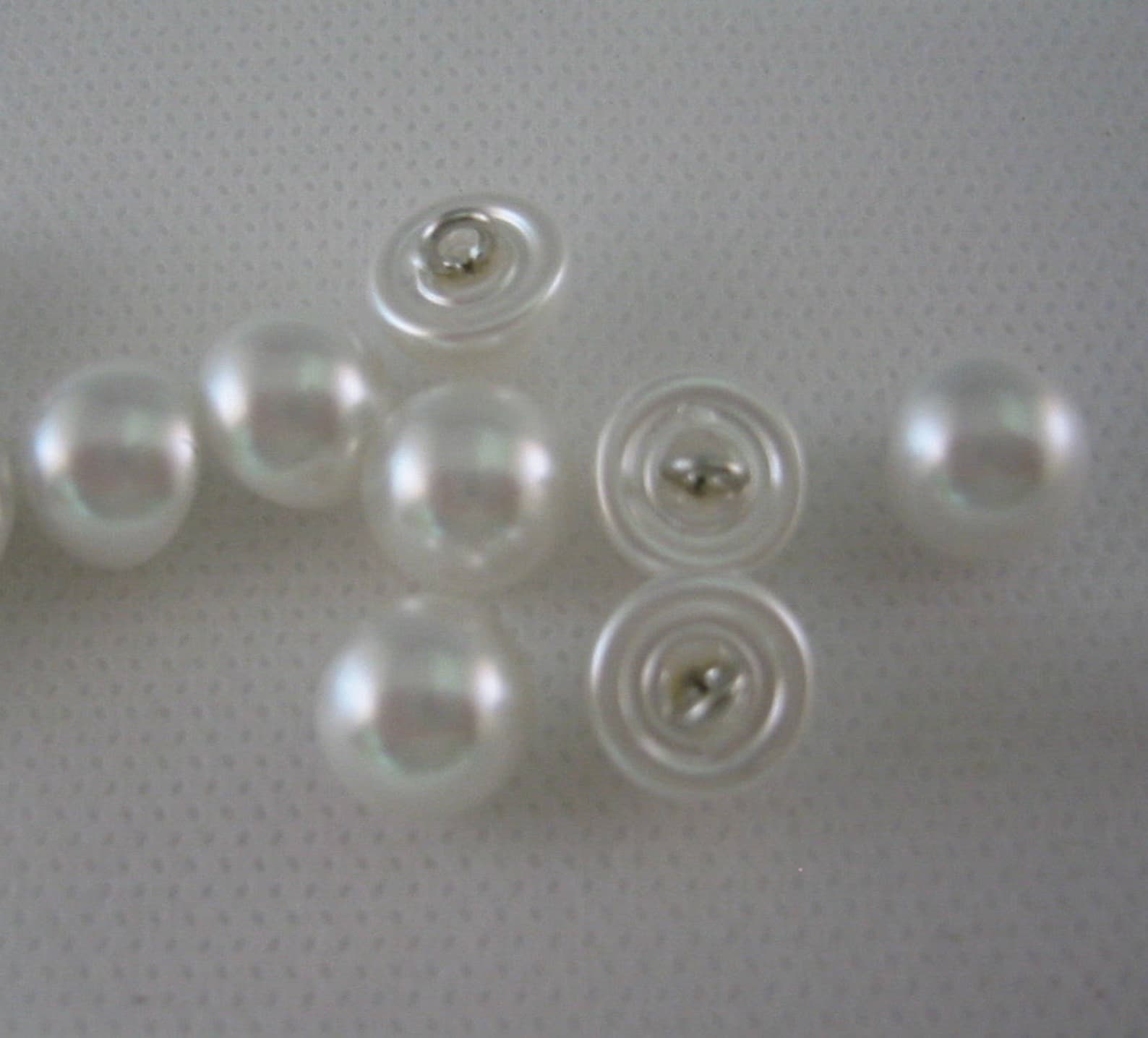 Pearl Buttons Domed Pearl Buttons With Wire Shank SIZE - Etsy