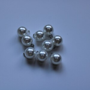 Pearlized Buttons Full Ball Buttons With Wire Shank SIZE - Etsy