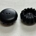 Extra Thick Satin Black Button, 1/2 Thick and 1 5/16" (33.5 Mm ...