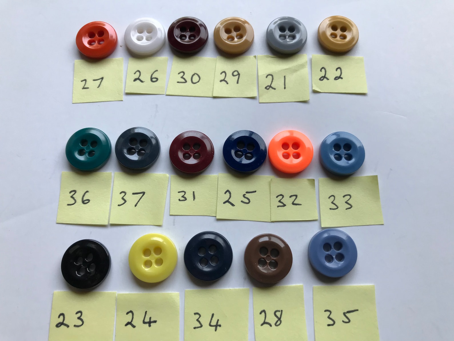 Dark Gray Button Dark Gray Buttons 4 Hole Lot of - Etsy