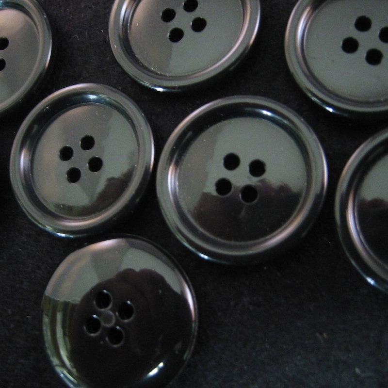 Black Coat Buttons - Etsy