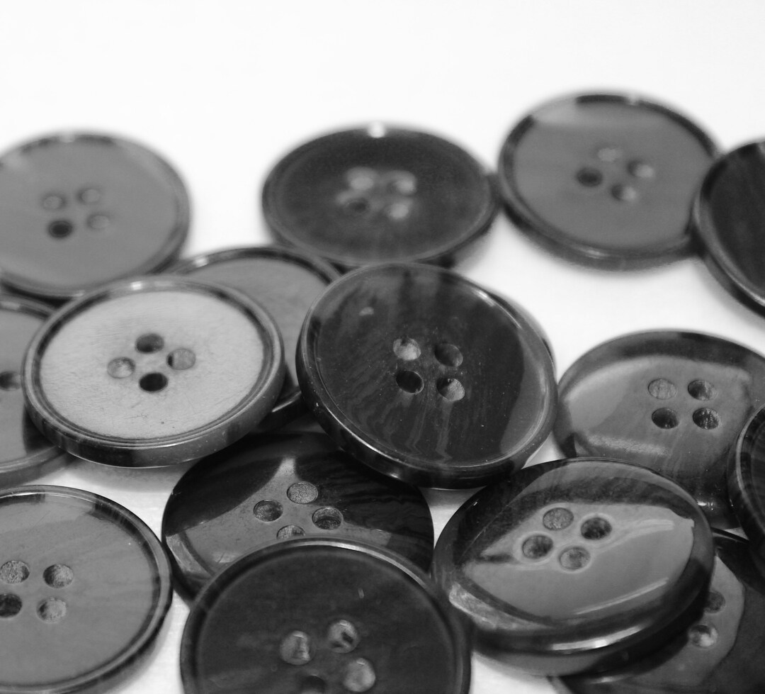 Large Dark Gray Button Gray Coat Button 15/16 - Etsy