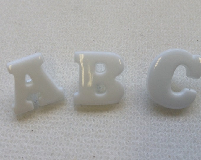 ABC Buttons. Lot Size is 1A 1B 1C. White Letters Size is 1/2 X 1/2ea ...