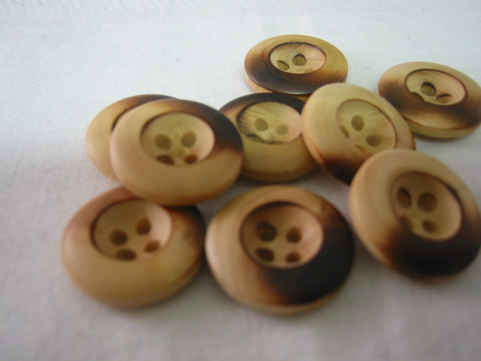 Wood Button 7/8 22mm in diameter Large size Lot of 6 | Etsy
