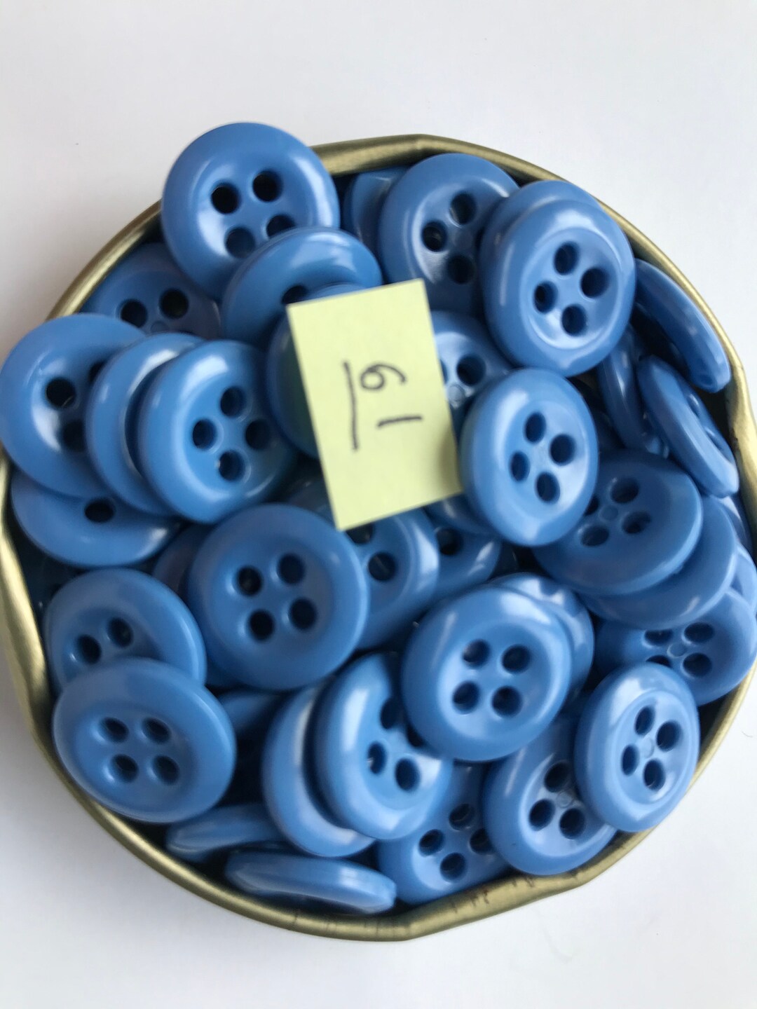 Blue Button, Light Blue Buttons, 4 Hole Lot of 10-50-100-500 Buttons ...