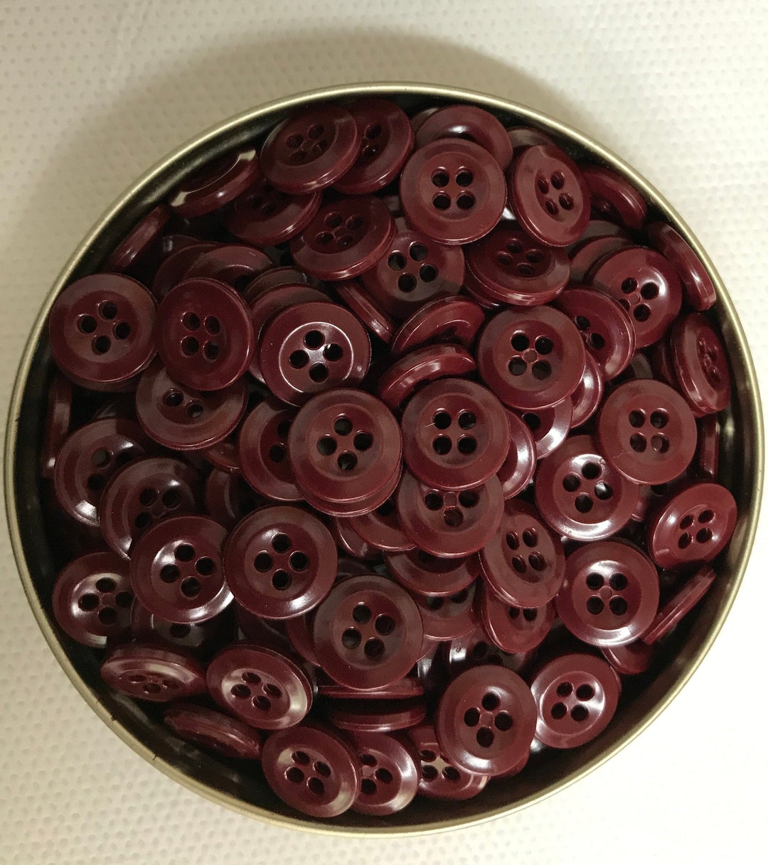 Maroon Button, Maroon Buttons, 4 Hole Lot of 10-50-100-500 Buttons ...