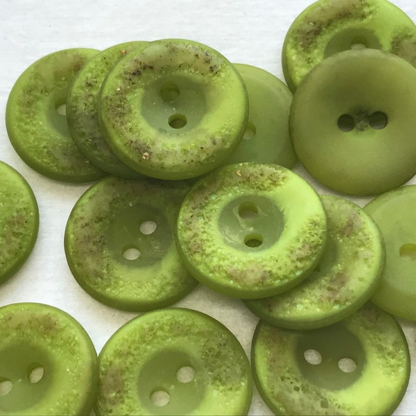 Green Buttons - Etsy